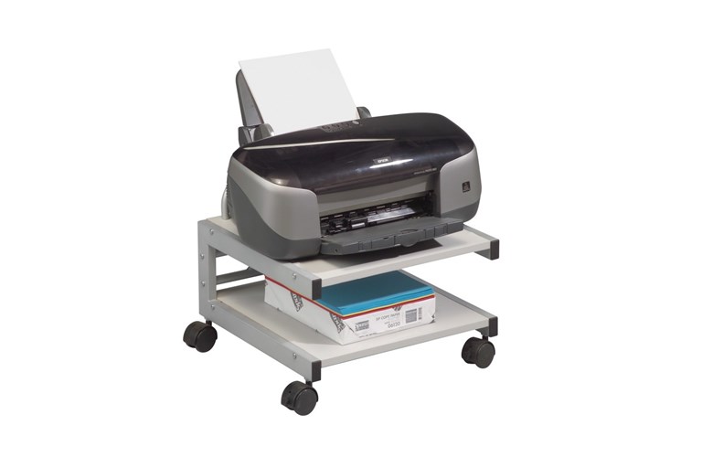 balt 27501 Low Profile Printer Stand - Gray | Touchboards