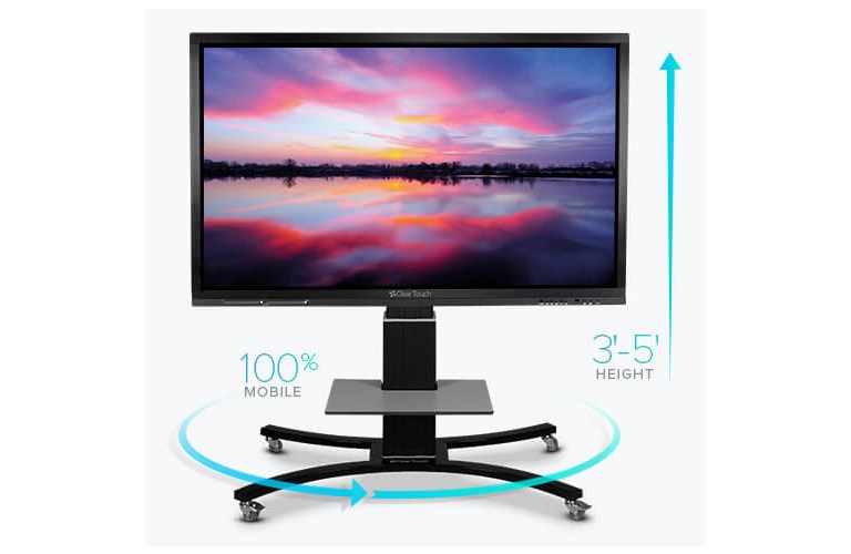 Clear Touch CTI-STAND-ADJM Adjustable Mobile Stand | Touchboards