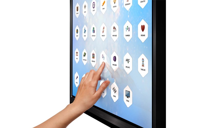 Clear Touch CTI-5075H+UH10 75" H+ Series Interactive Panel with USB HID ...