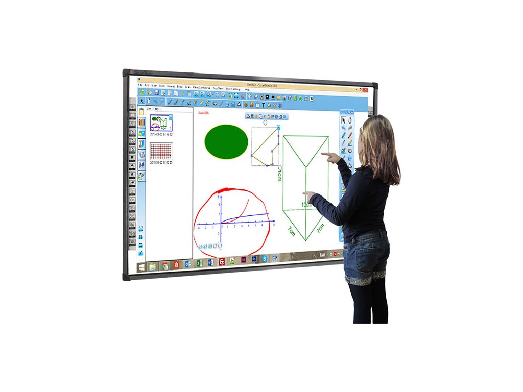 Smart Media IWB-IR06 Interactive Whiteboard 84" - 6 touch points ...